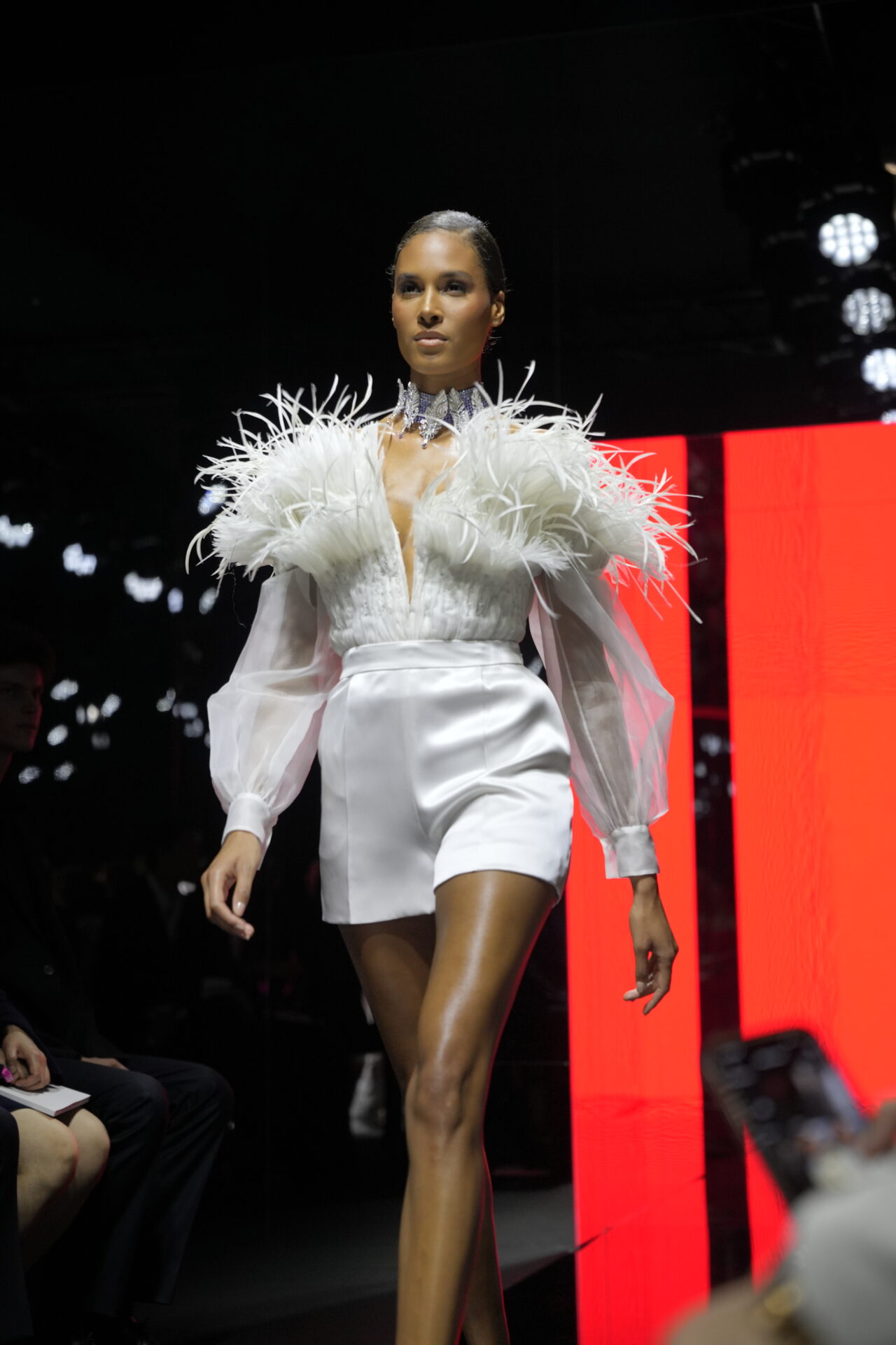 Chopard ART Evening – Fashion Show – Cindy Bruna (2) - World Bride Magazine